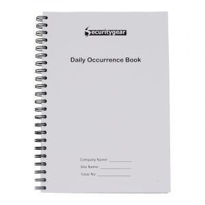 Daily Occurrence Book | 200 Page A4 Security Log Book | DOB