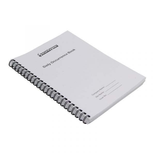 Daily Occurrence Book | 200 Page A4 Security Log Book | DOB