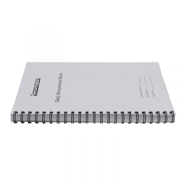 Daily Occurrence Book | 200 Page A4 Security Log Book | DOB
