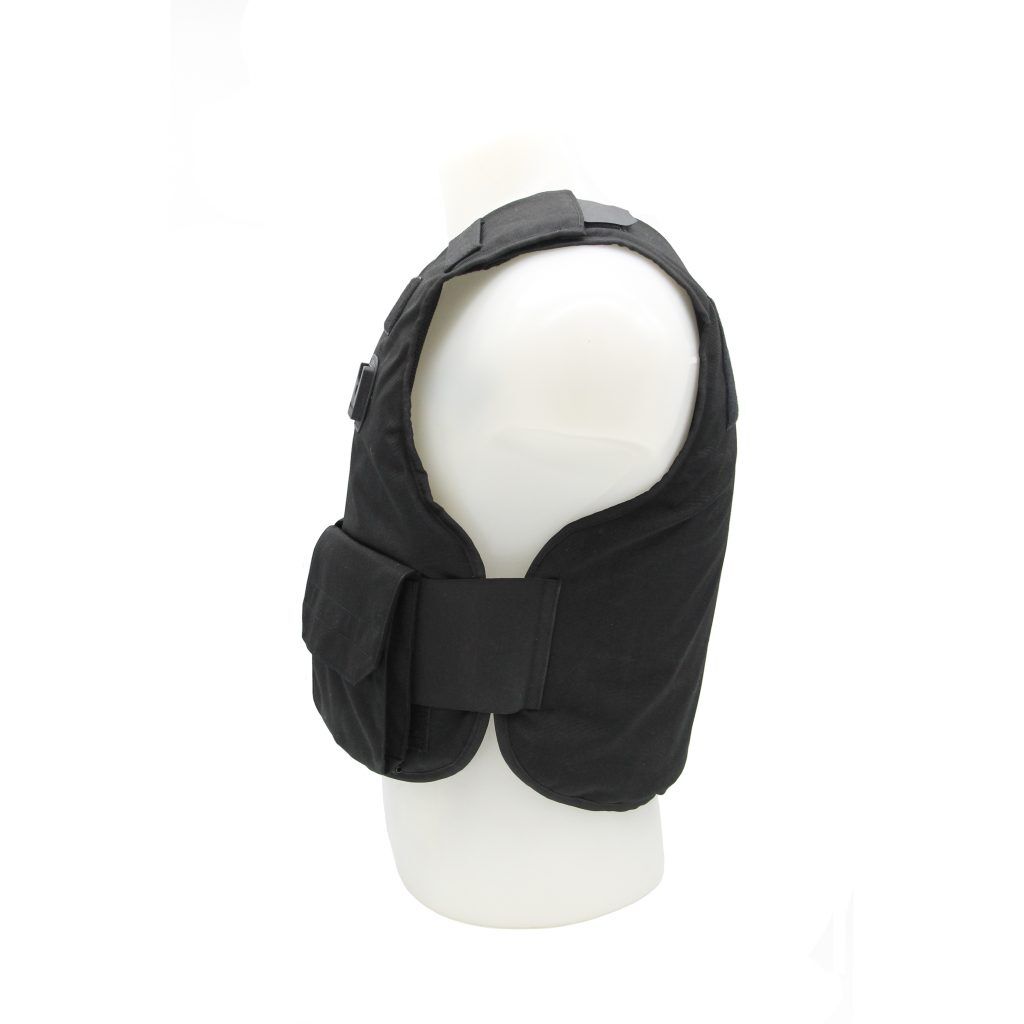 Carbon Fibre Body Armour | PPSS | Black Overt Stab Vest | KR1 SP1